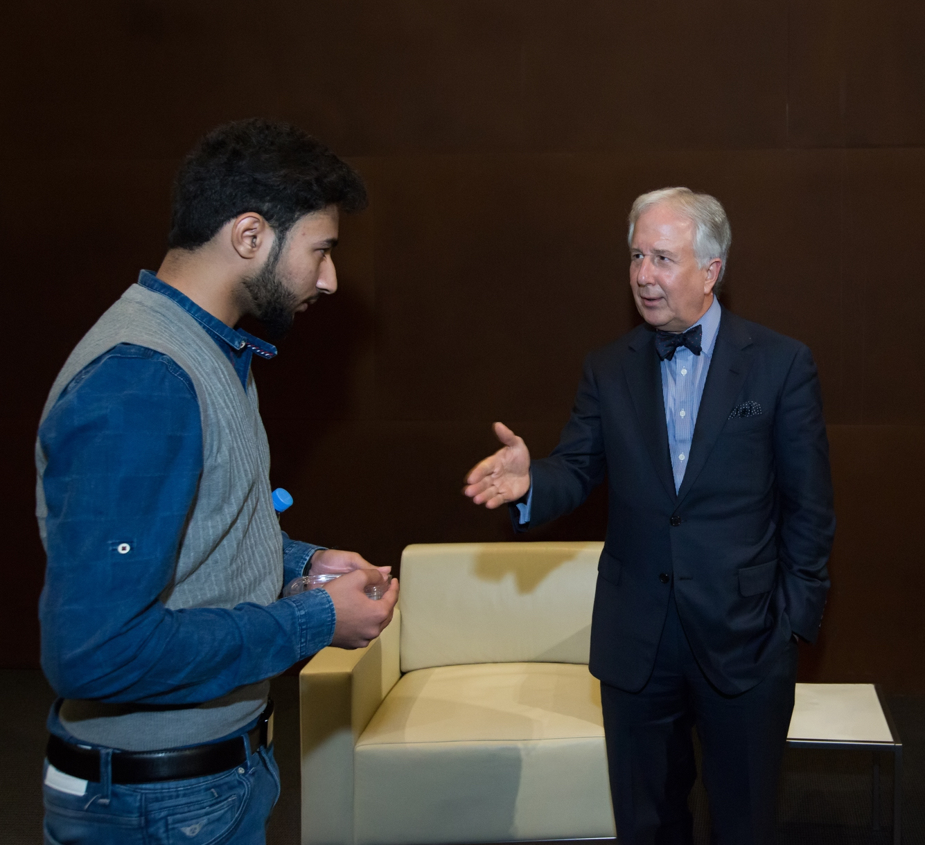 Co-founder of Bloomberg News visits NU-Q – NUQ Views